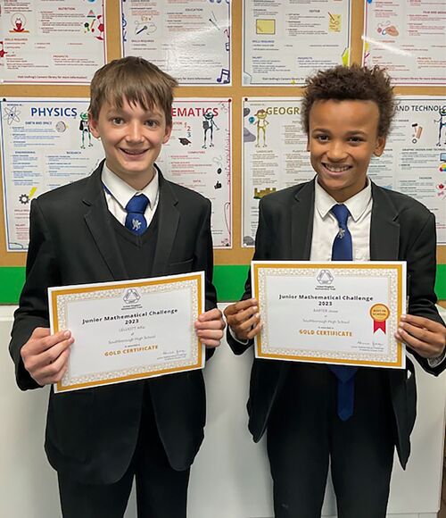Maths Challenge Success - News - Southborough High School